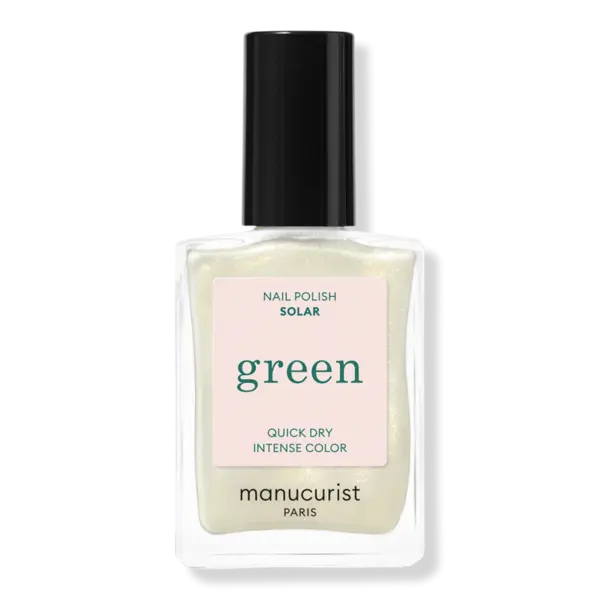 MANUCURIST Green Nail Polish, Quick Dry, Non-toxic Nail Polish With Gel-like Finish - Solar