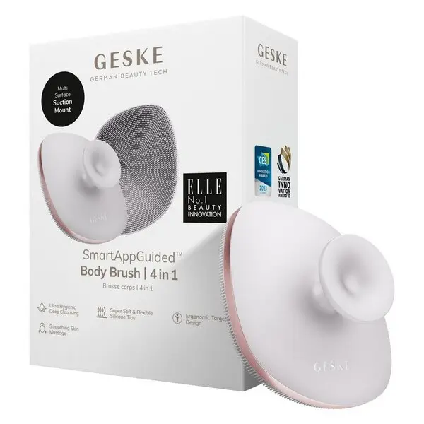 GESKE Smartappguided Body Brush With Metal Ring | 4 In 1 - Starlight