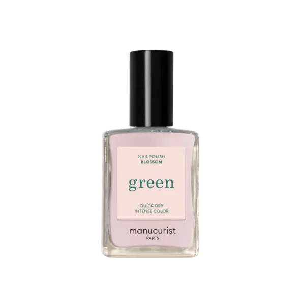 MANUCURIST Green™ Nail Polish, Quick Dry, Non-toxic Nail Polish With Gel-like Finish - Blossom (a Pale Pink)
