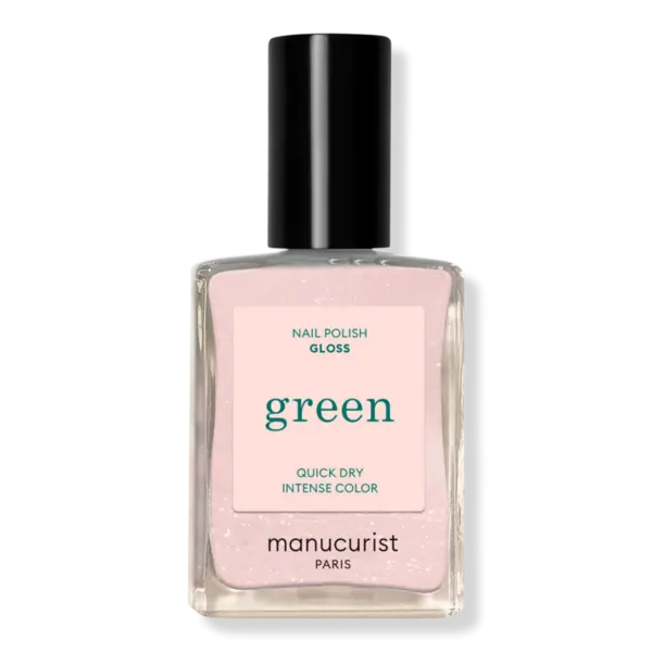 MANUCURIST Green Nail Polish, Quick Dry, Non-toxic Nail Polish With Gel-like Finish - Gloss