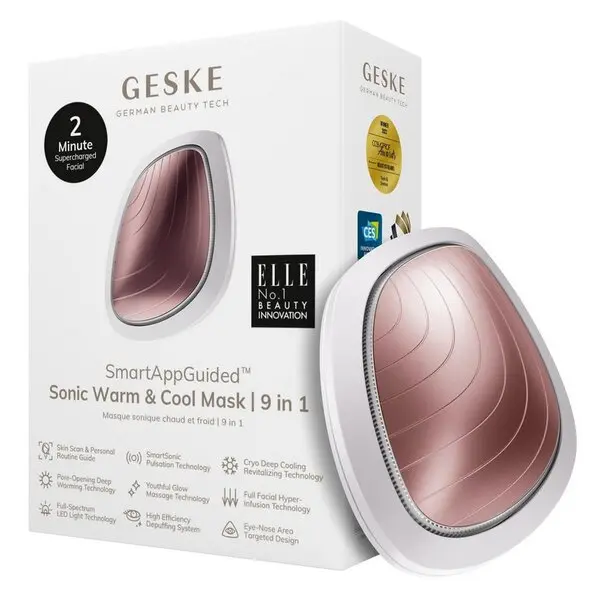 GESKE Smartappguided Sonic Warm & Cool Mask | 9 In 1 - Starlight