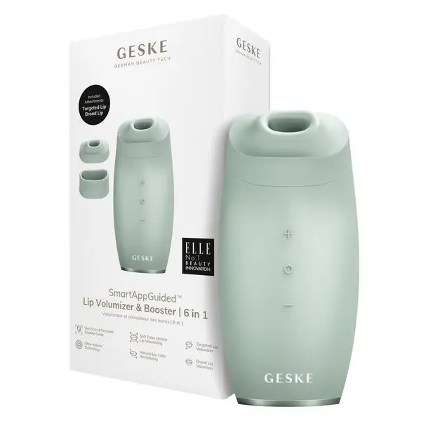 GESKE Smartappguided Lip Volumizer & Booster | 6 In 1 - Green