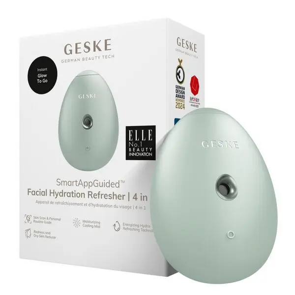 GESKE Smartappguided Facial Hydration Refresher | 4 In 1 - Green