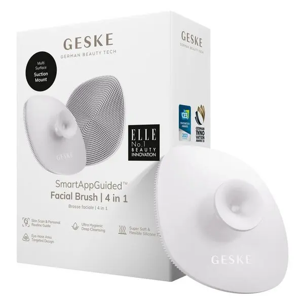 GESKE Smartappguided Facial Brush With Handle | 4 In 1 - Starlight
