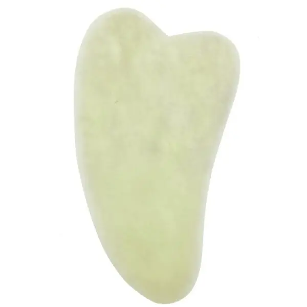WHITE LOTUS BEAUTY Genuine Crystal Gua Sha- Chemical Free Jade - One-color