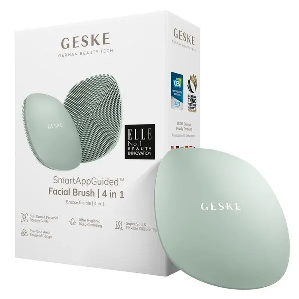 GESKE Smartappguided Facial Brush | 4 In 1 - Green
