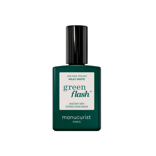 MANUCURIST Green Flash Led Gel Polish - Milky White