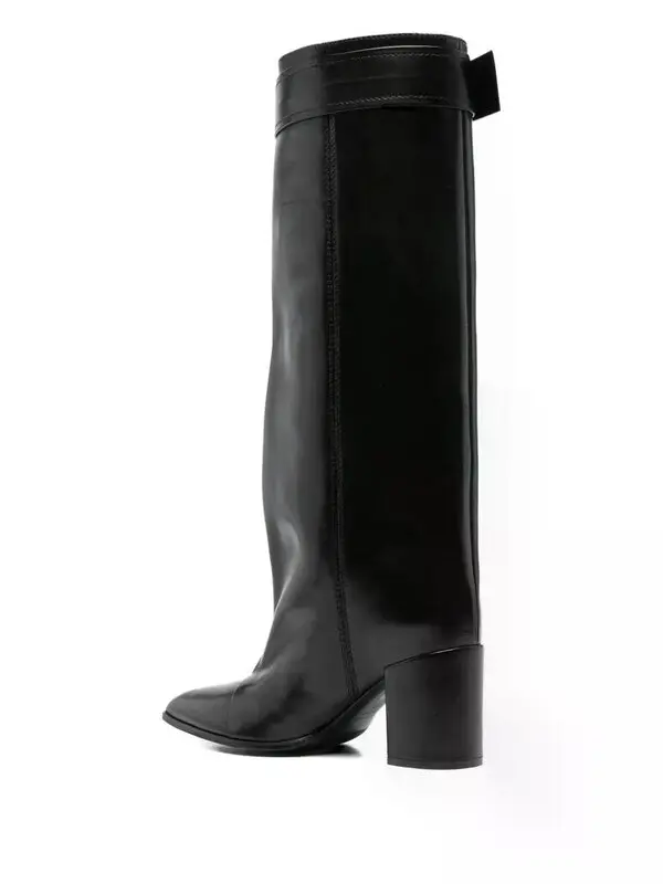 LELLA BALDI Buckle-strap Knee-high Boots