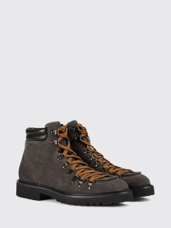 DOUCAL'S Lace-up Boots - Charcoal