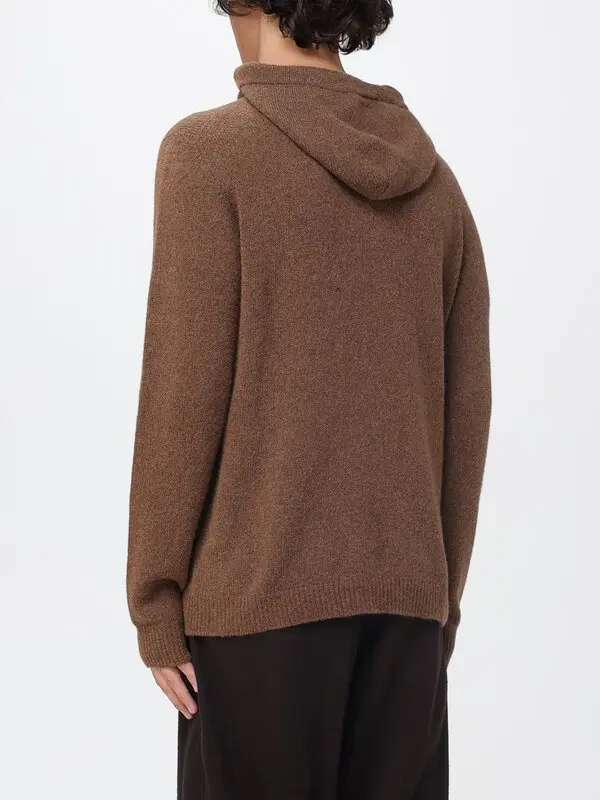 ROBERTO COLLINA Hooded Sweatshirt - Brown