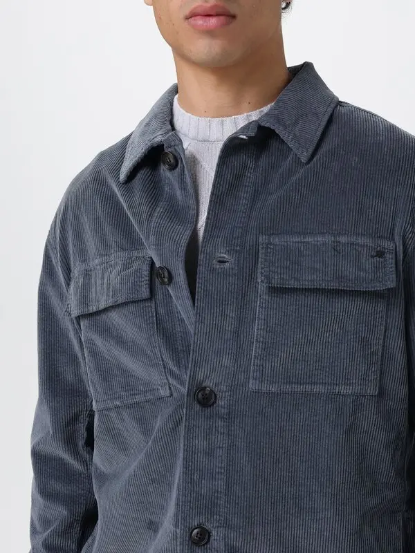 MASON'S Corduroy Shirt Jacket - Grey