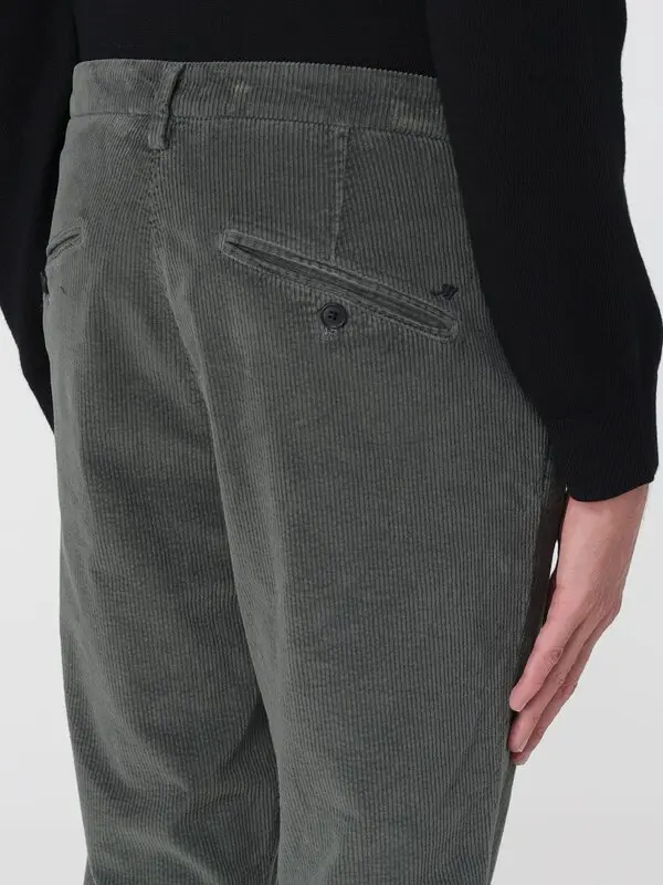 MASON'S Tailored Corduroy Trousers - Grey