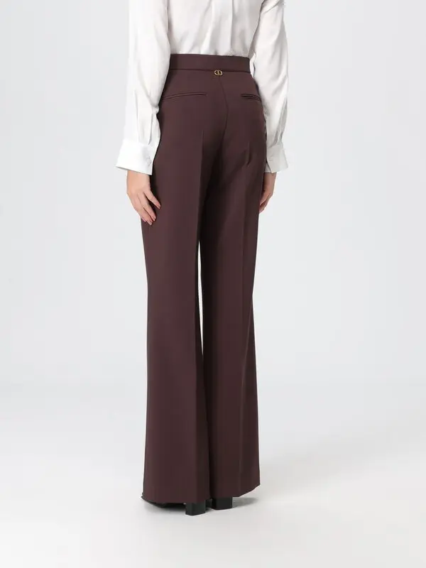TWINSET Wide Leg Trousers - Black