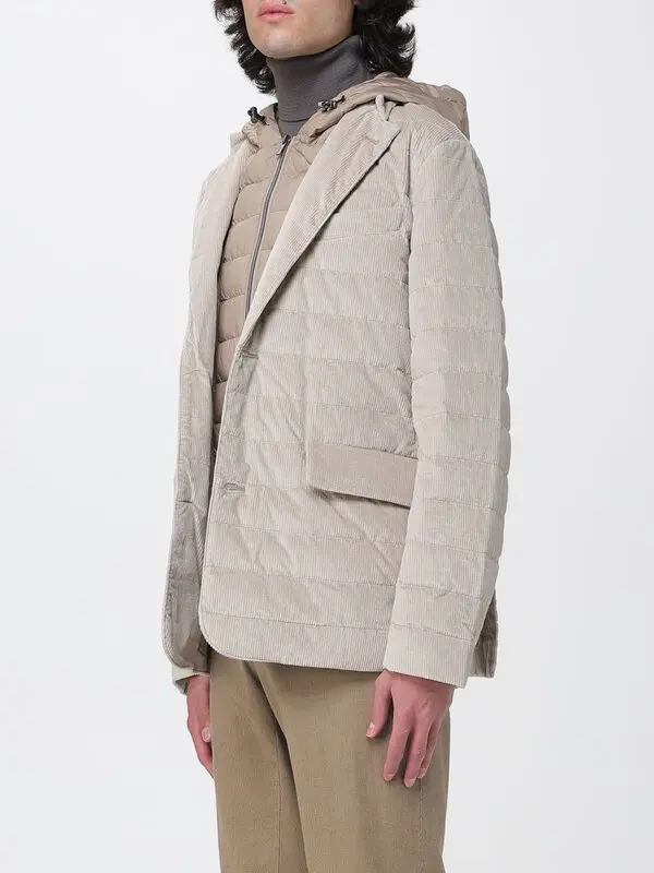 MASON'S Quilted Jacket With Notch Lapel