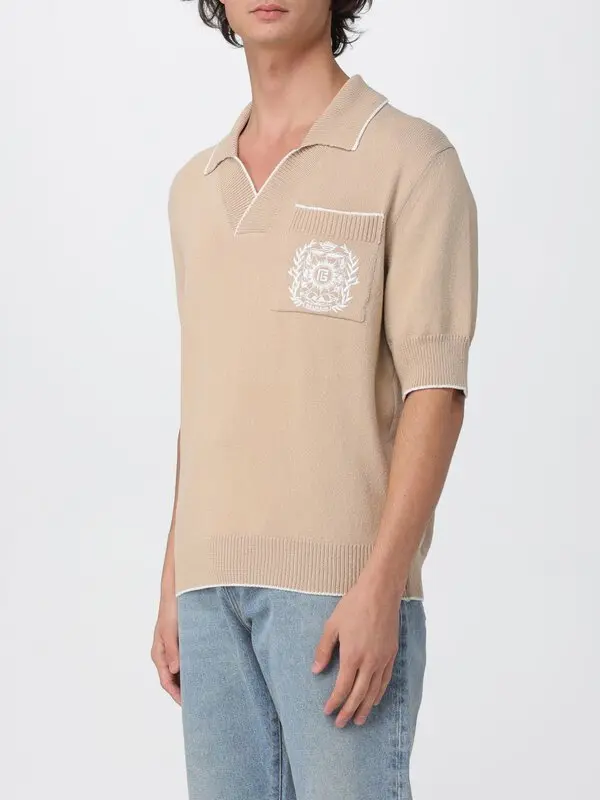 Balmain Polo Shirt - Beige