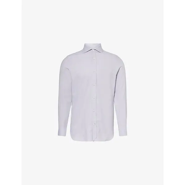 Dunhill Spread-collar Regular-fit Cotton Shirt