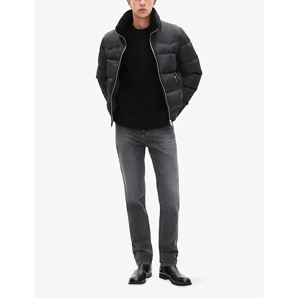 The Kooples Padded High-collar Down Jacket