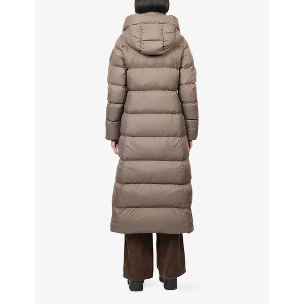 Canada Goose Mystique Long Puffer Jacket - Taupe Grey