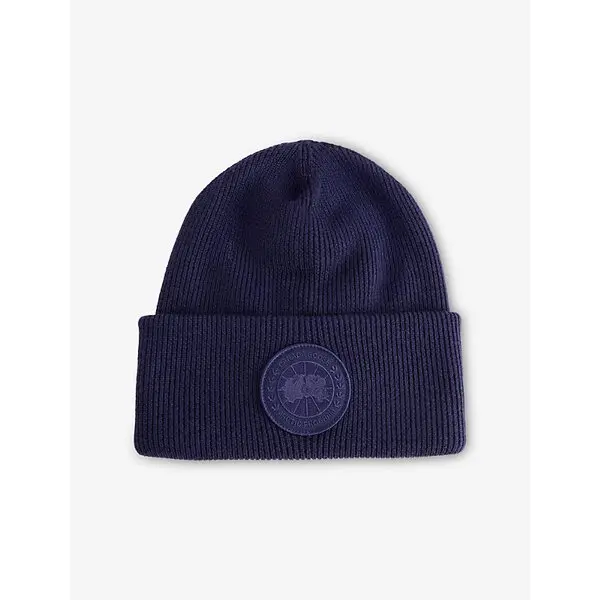 Canada Goose Arctic Toque Logo-patch Beanie - Future Dusk