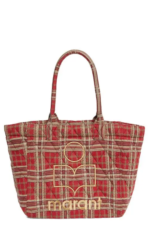 Isabel Marant Small Yenky Tartan Tote