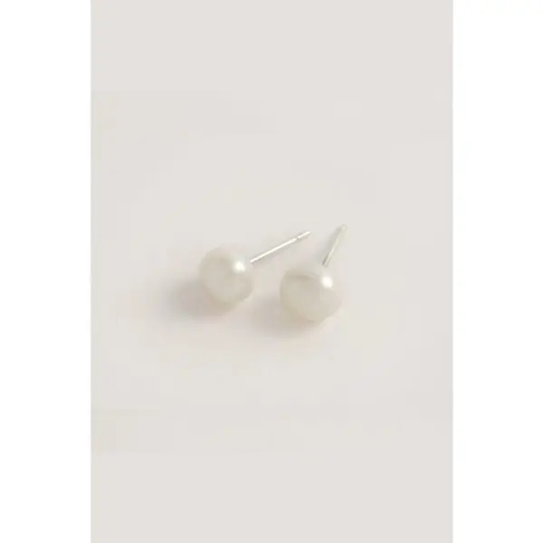 FREYA ROSE Freshwater And Sterling Silver Stud Earrings