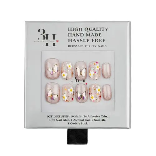 3H NAILS Daisy Dreams Luxury Handmade Press On Nails