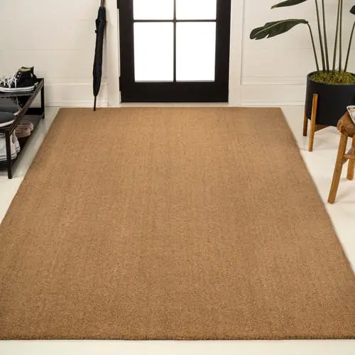 JONATHAN Y Peater Classic Casual Commerical Natural Coir Mat Indoor/outdoor - Light Brown