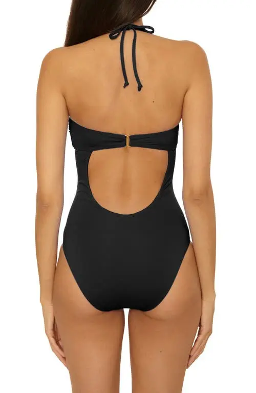 BECCA By Rebecca Virtue Rock Solid Bandeau One-piece Swimsuit