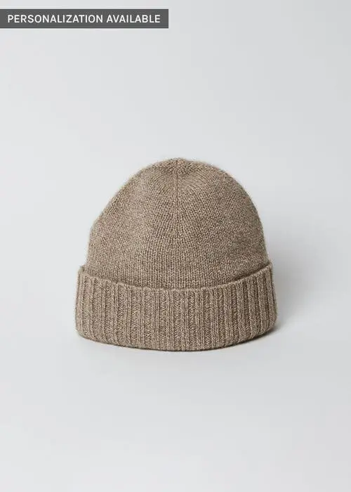 Hat Attack Cashmere Slouch Beanie - Taupe