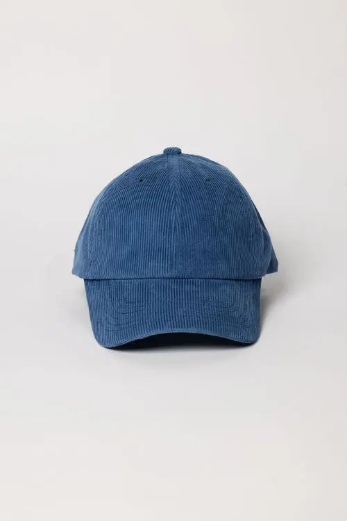 Hat Attack Cord Cap - Denim