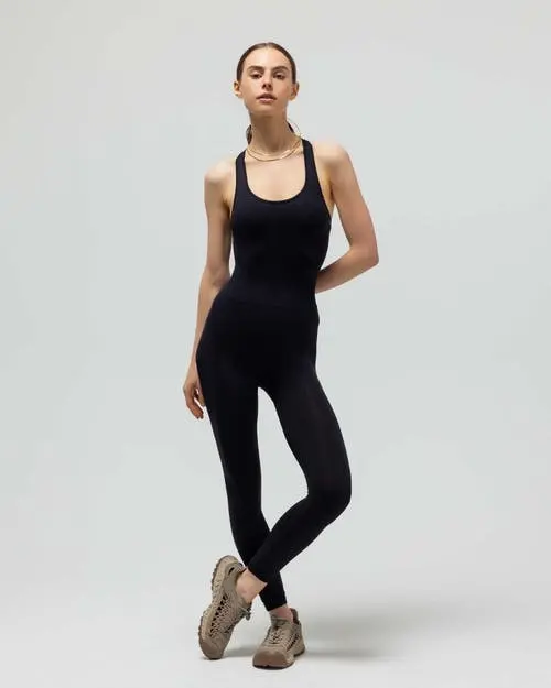 REFORMER Keyhole Back Bodysuit - Black