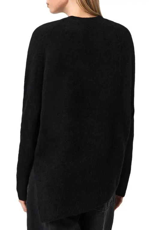 ALLSAINTS Lock Merino Wool Blend Sweater - Black
