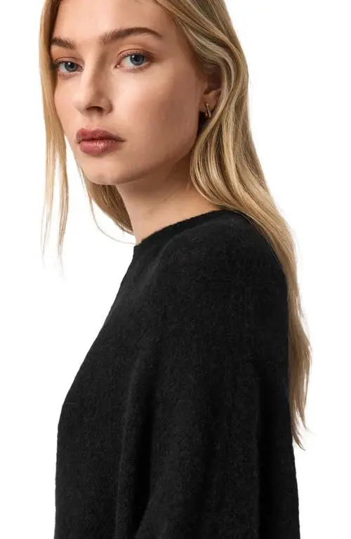 ALLSAINTS Lock Merino Wool Blend Sweater - Black