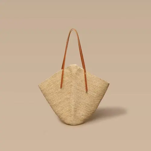 INDEGO AFRICA Bibiri Crochet Raffia Tote