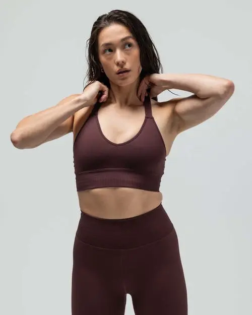 REFORMER The Plunge Bra - Maple