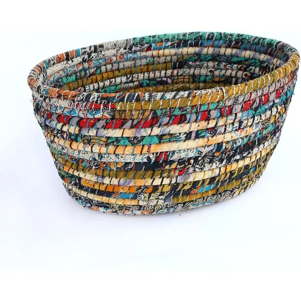 TEN THOUSAND VILLAGES Bright Day Laundry Basket