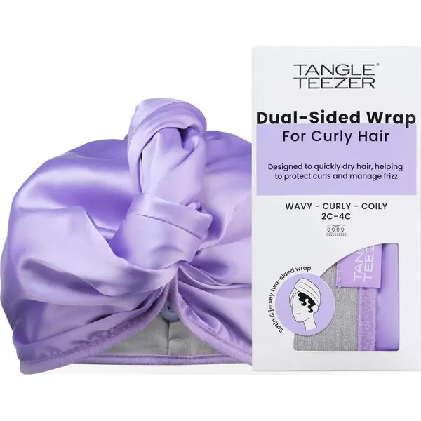 TANGLE TEEZER Dual Sided Hair Wrap - Lilac/grey
