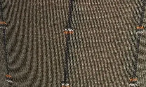 Pantherella Botolph Vertical Mini Box Stripe Dress Socks - Graphite