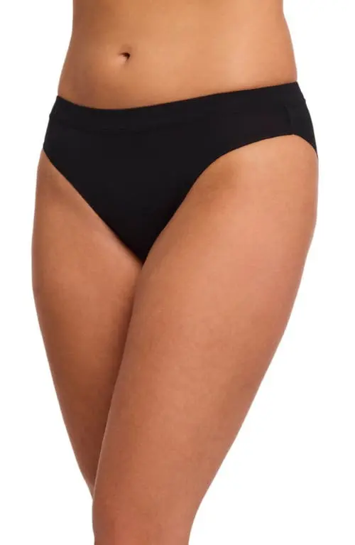 Fleur't Silicone Edge Bikini Bottom - Black