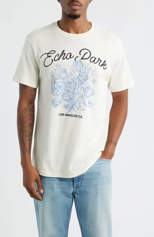 THE FORECAST AGENCY Echo Park Graphic T-shirt - Marshmallow