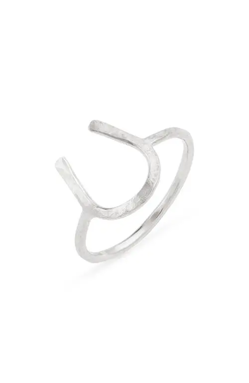 NASHELLE Horseshoe Ring - Sterling Silver