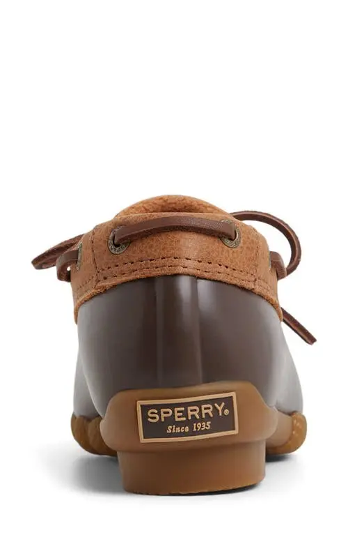 Sperry Saltwater Waterproof Rain Shoe - Medium Brown