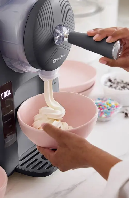 GREENPAN Frost Ice Cream & Frozen Drink Maker - Grey