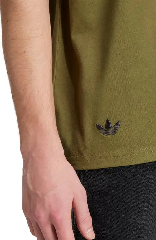 Adidas Neuclassics Oversize Cotton T-shirt - Focus Olive