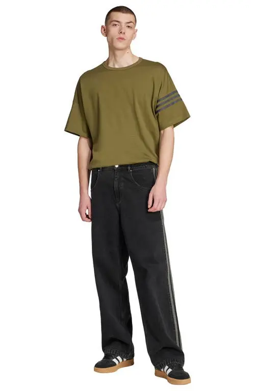 Adidas Neuclassics Oversize Cotton T-shirt - Focus Olive