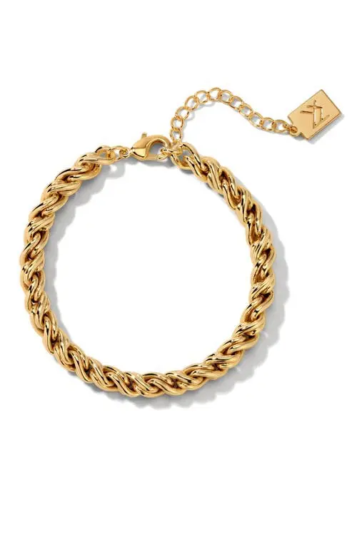 MIRANDA FRYE Adriana Rope Chain Bracelet - Gold