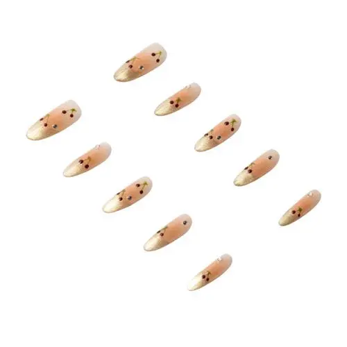 3H NAILS Cherry Bloom Luxury Handmade Press On Nails