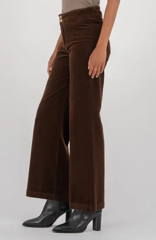 Kut From The Kloth Meg Welt Pocket Wide Leg Corduroy Pants