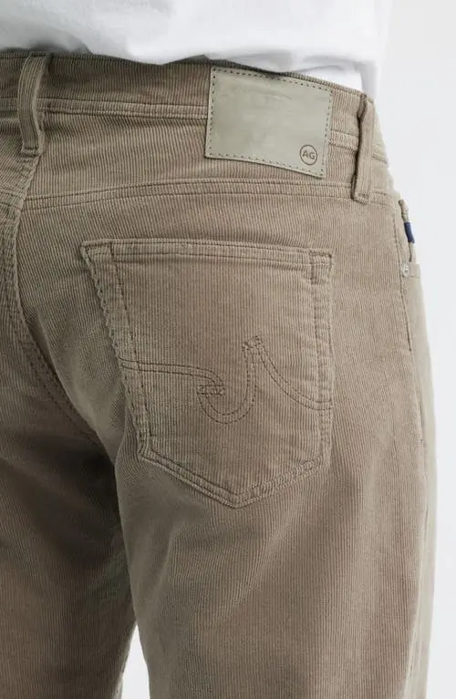 Ag Protégé Corduroy Straight Leg Pants - Industrial Taupe
