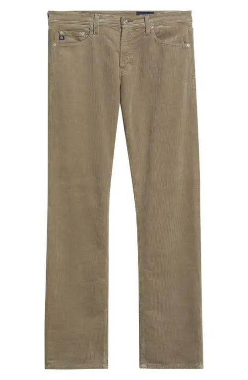 Ag Protégé Corduroy Straight Leg Pants - Industrial Taupe